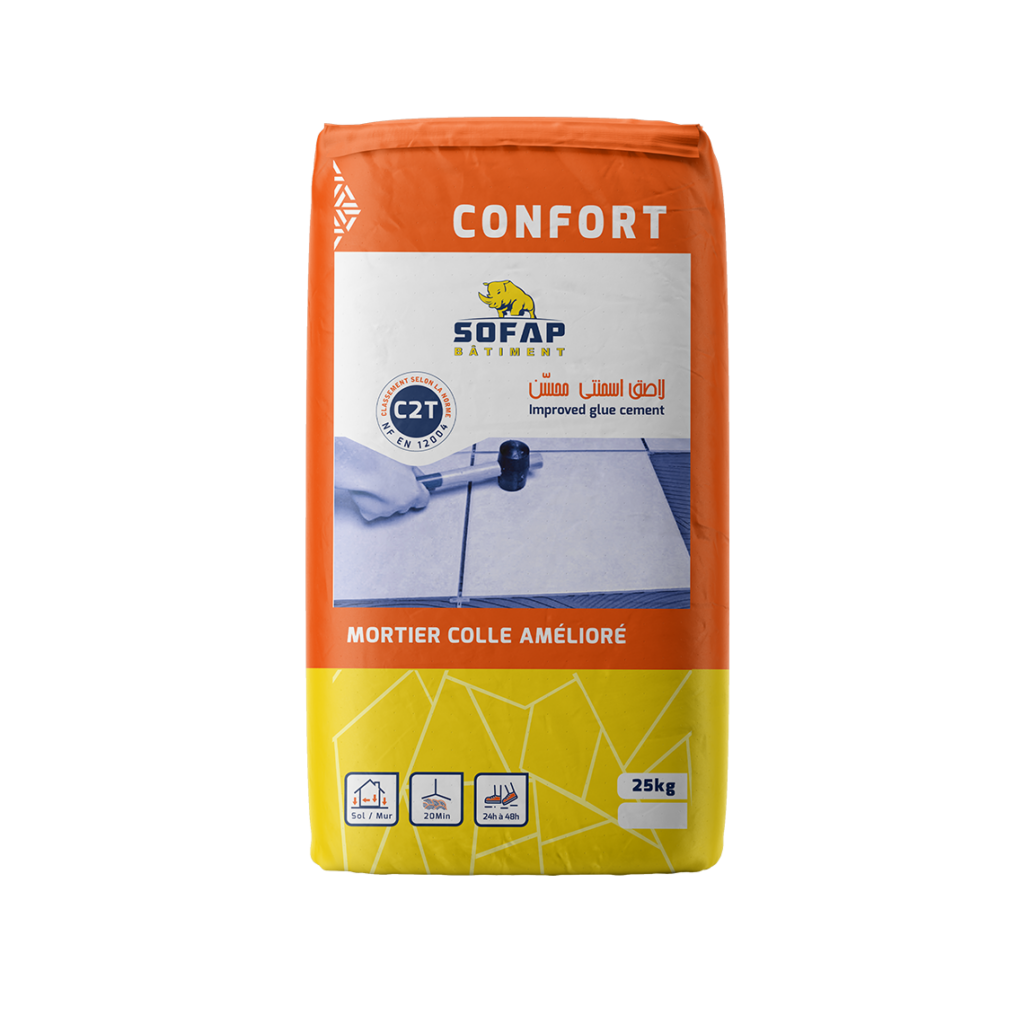 CONFORT - Mortier Colle Carrelage - SOFAP Bâtiment