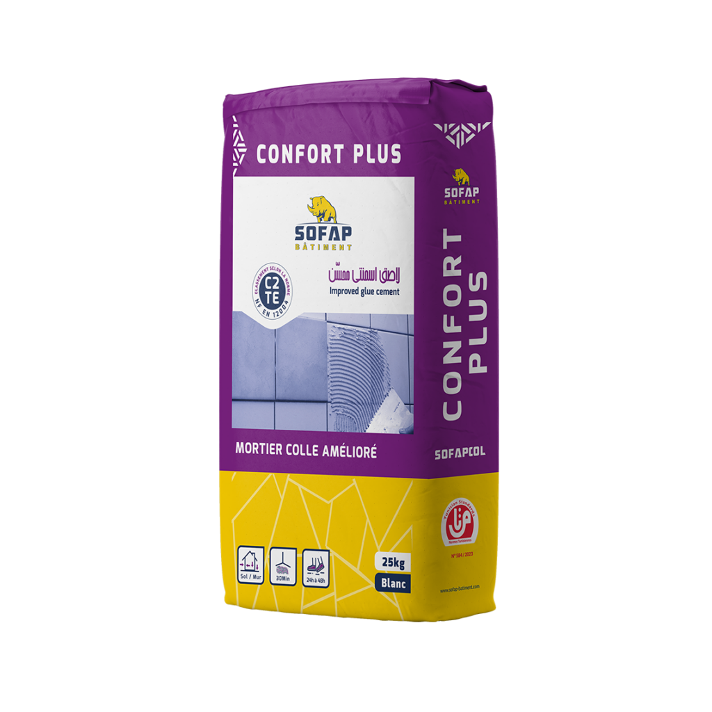 CONFORT PLUS - Mortier Colle Amélioré - SOFAP Bâtiment
