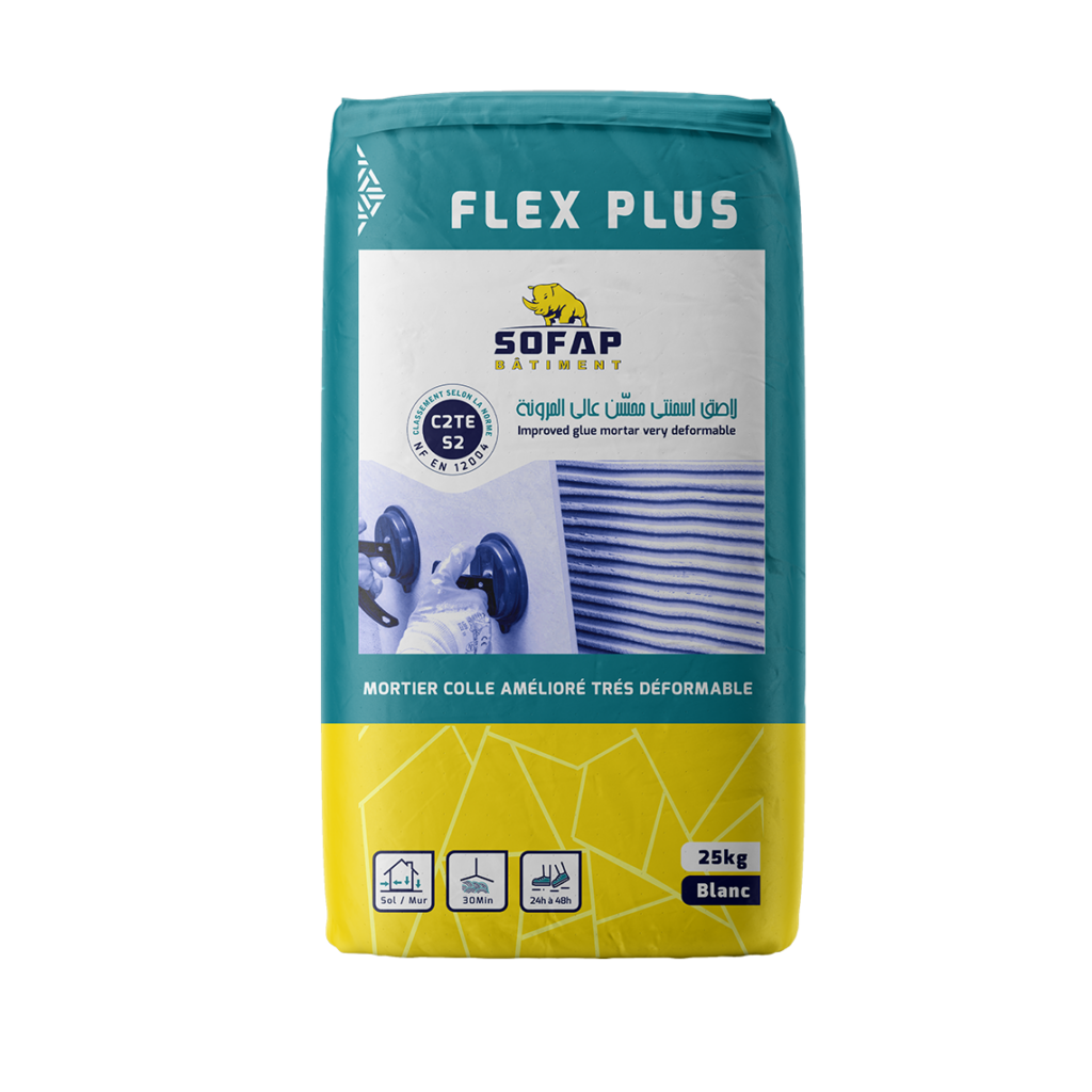 FLEX PLUS - Mortier Colle Résistant - SOFAP Bâtiment