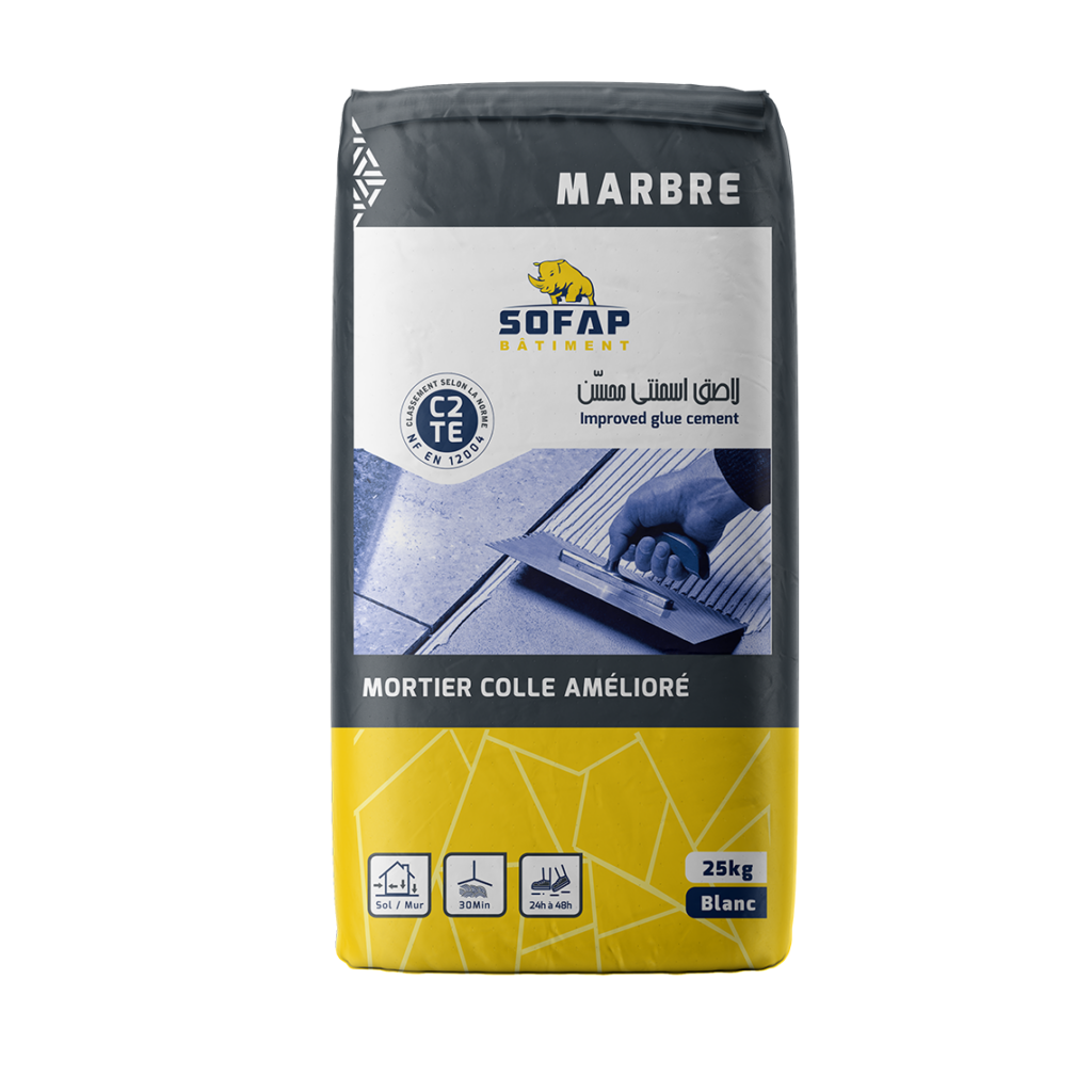 MARBRE - Mortier Coll Pour La Pose De Marbre - SOFAP Bâtiment