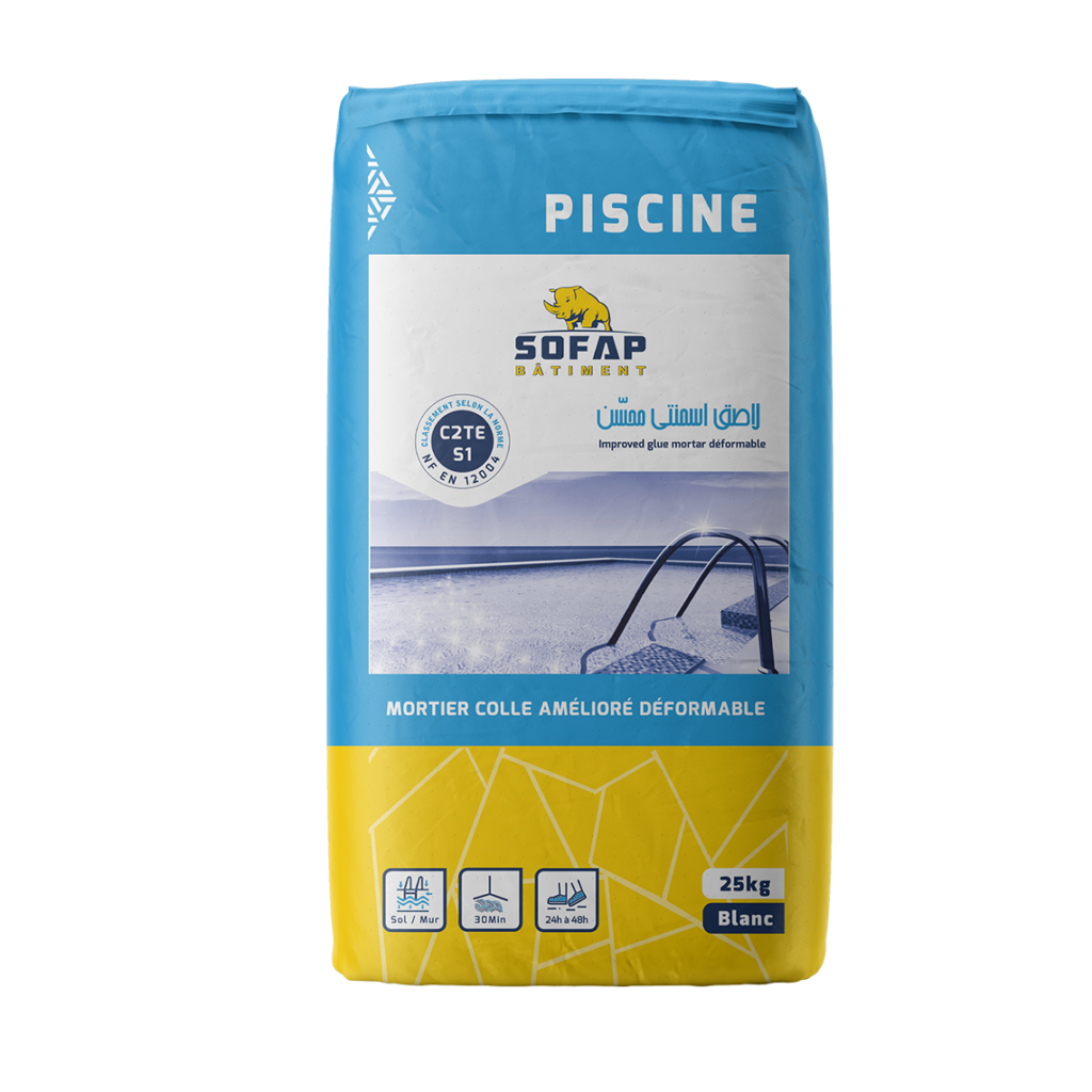 PISCINE - Mortier Colle Déformable - SOFAP Bâtiment