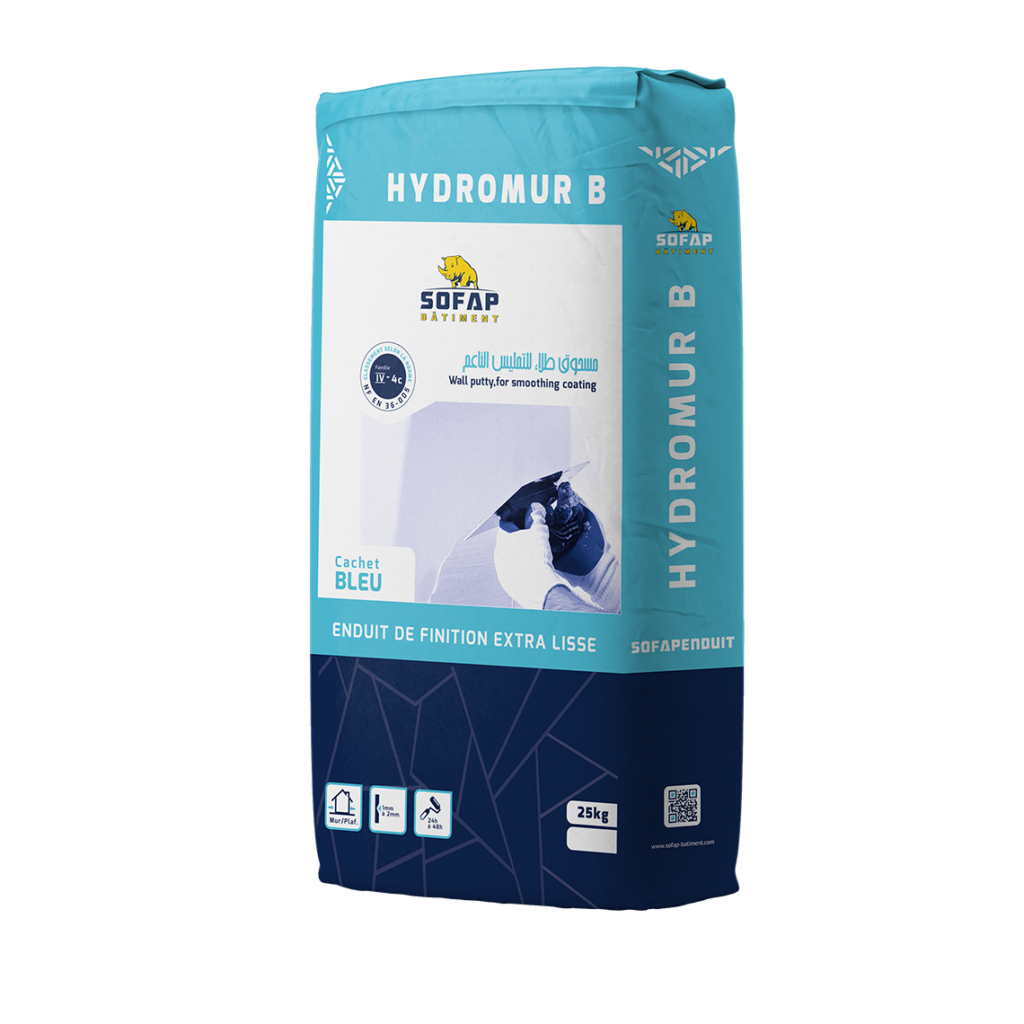 HYDROMUR B - Enduit De Finition Extérieur - SOFAP Bâtiment