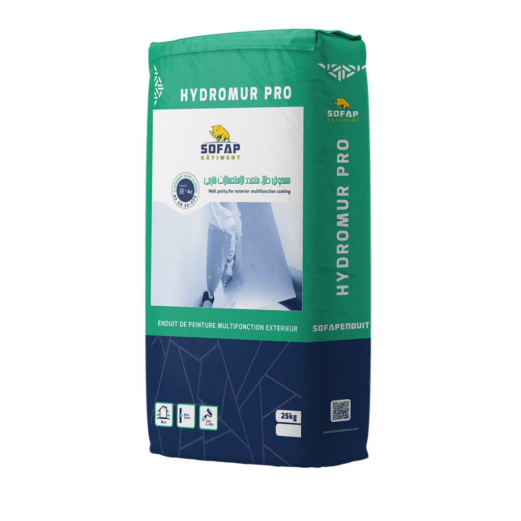 HYDROMUR PRO - Enduit De Peinture Extérieur - SOFAP Bâtiment