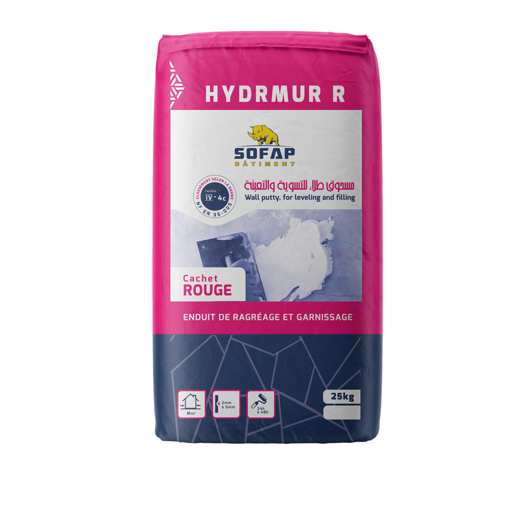 HYDROMUR R - Enduit De Ragréage Et Garnissage - SOFAP Bâtiment