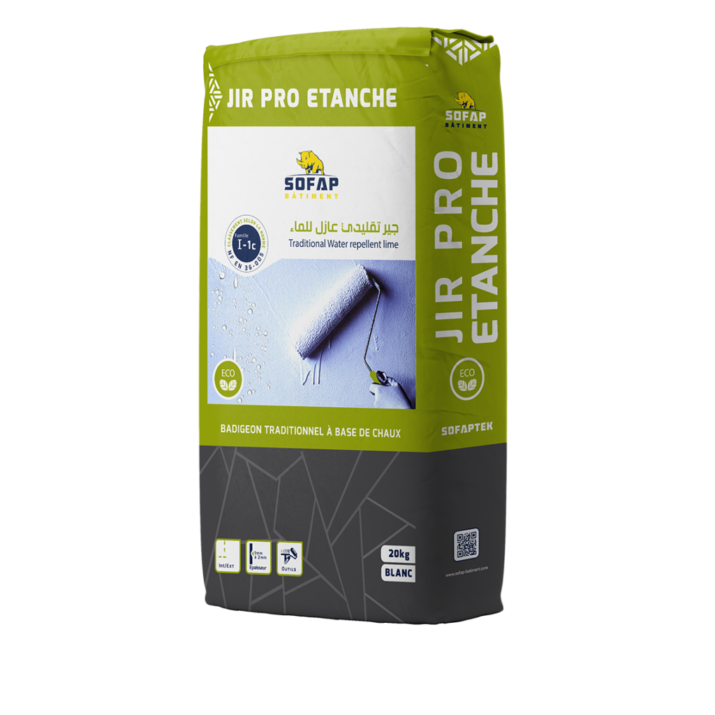 JIR PRO ÉTANCHE - Peinture Badigeon Minérale - SOFAP Bâtiment
