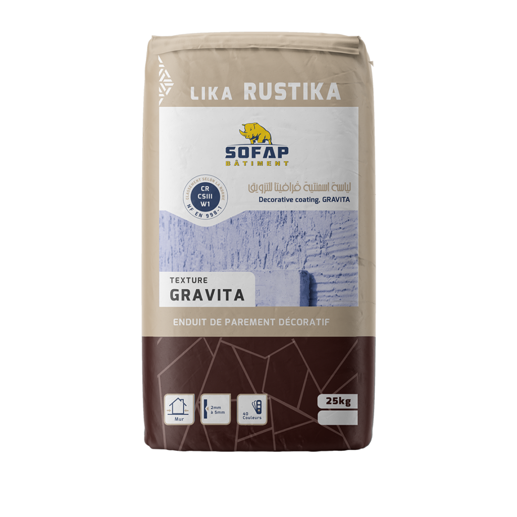 RUSTIKA GRAVITA - Enduit De Parement - SOFAP Bâtiment