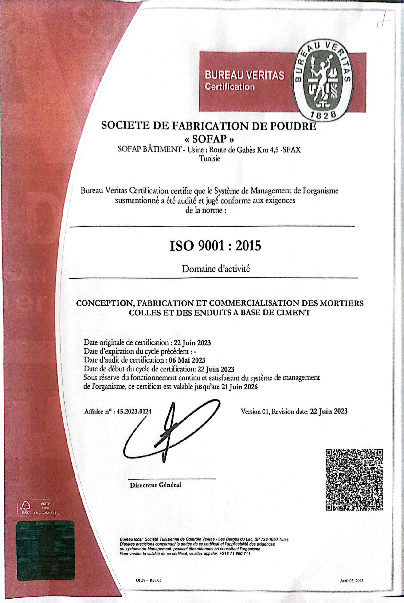 SOFAP Catalogue - SOFAP Bâtiment